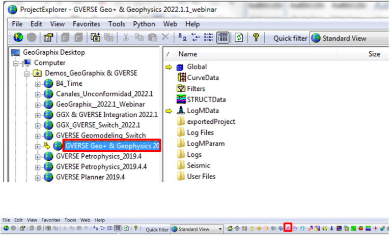 How to use and apply curve set independence for log templates in GVERSE ...