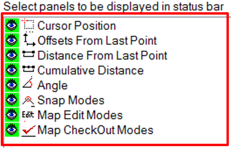 How to change the status bar panels and the display colors in a ...
