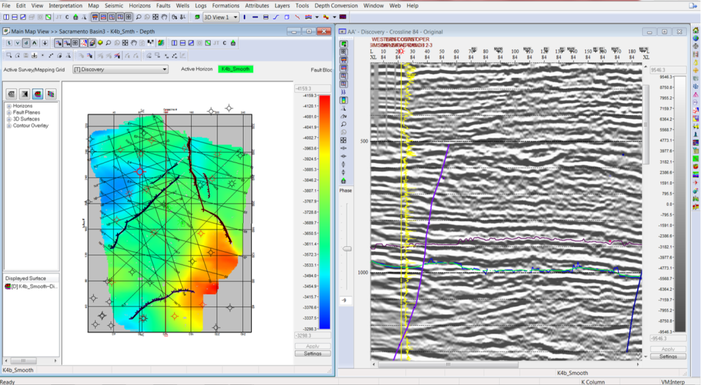 How to apply multiple seismic attributes in 3D view using GVERSE ...