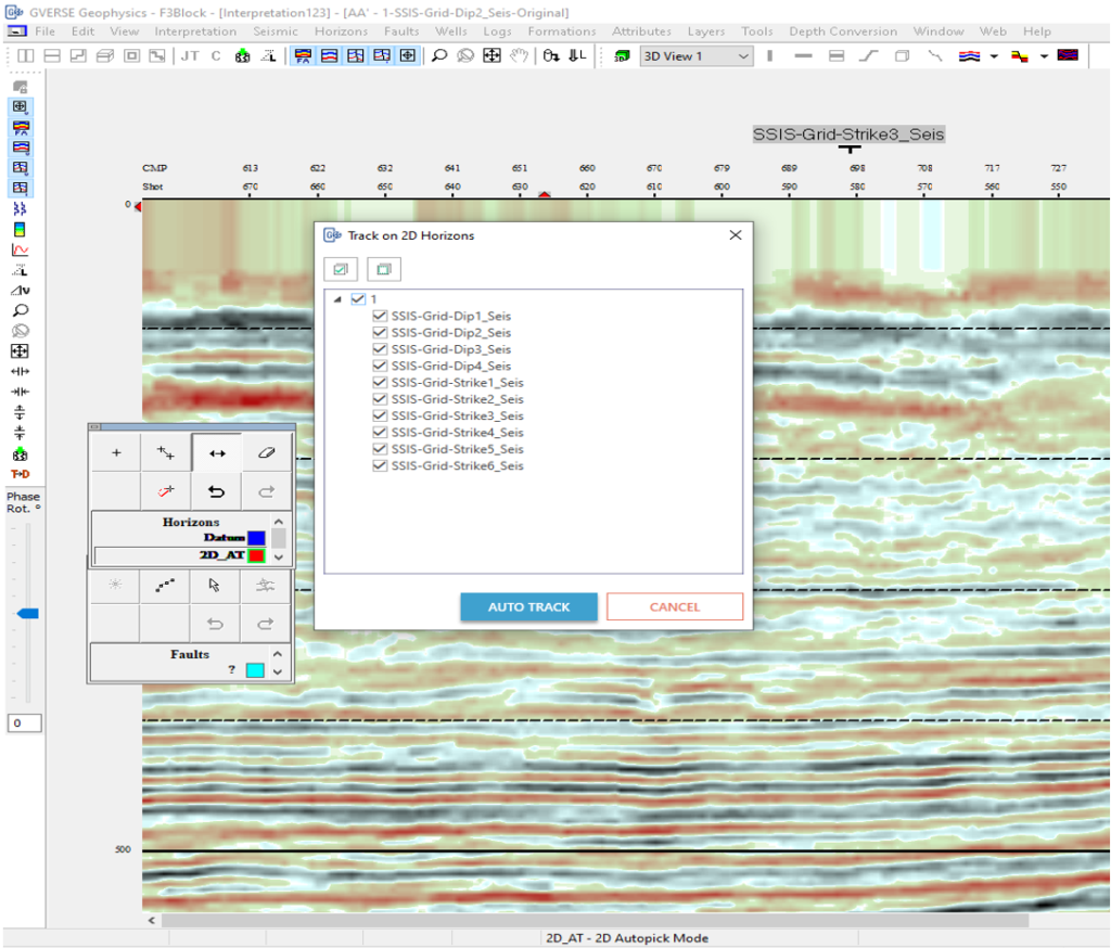 How to autopick horizons in multiple 2D lines - GVERSE GeoGraphix Blog